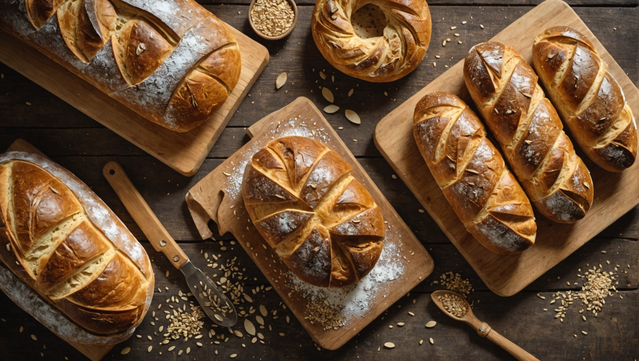 Pains parfaits pour des sandwiches gourmet